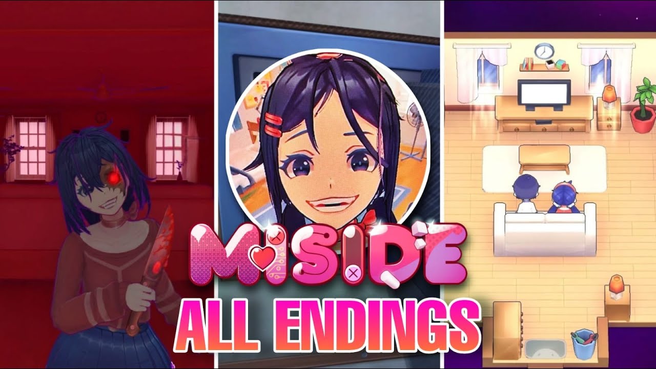 Miside All Endings Secret Endings Guide Youtube