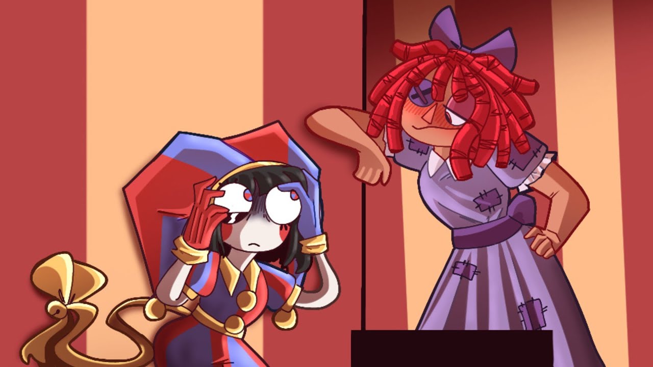 Ragatha Rizzes Up Pomni The Amazing Digital Circus Comic Dub Youtube
