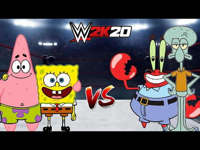 Spongebob Patrick Squidward Meneer Krabs