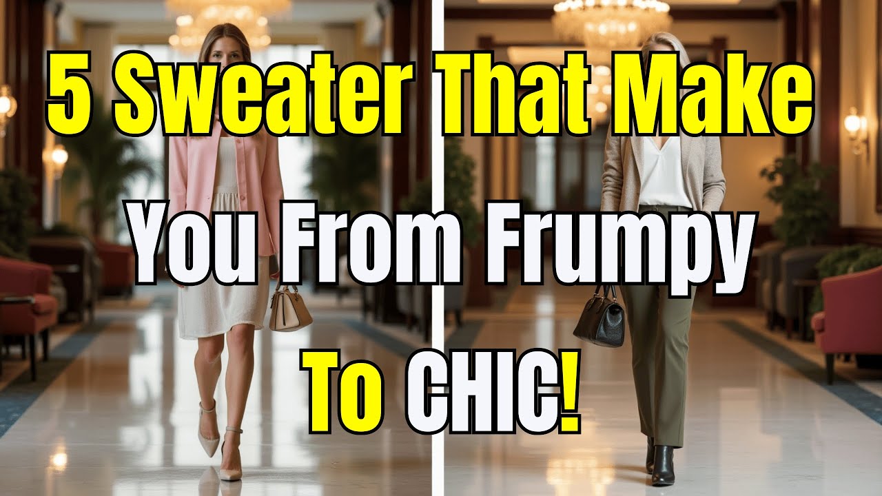 5 Sweater Mistakes Women Over 50 Must Avoid To Look Elegant Not Frumpy