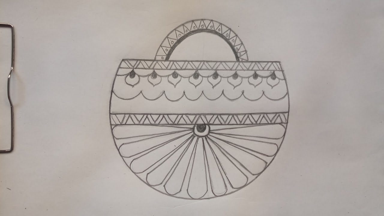 Purse Design Drawing Easy Purse Design Drawing For Elementary Exam