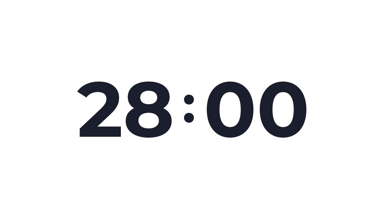 28 Minute Timer Youtube