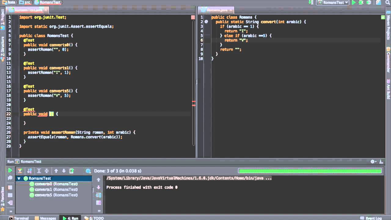 Roman Numerals Kata In Java Youtube