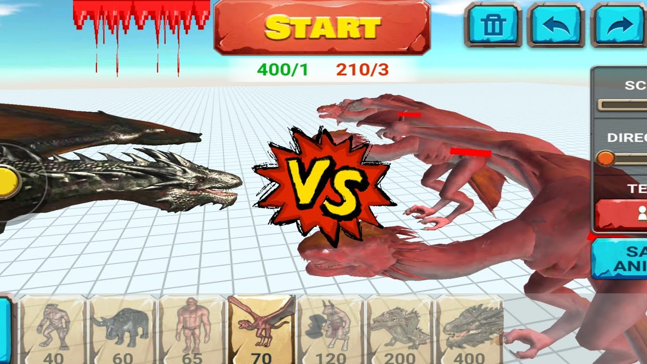 10 Wyvern Vs 5 Fir Dragon Animal Battle Revolt Simulator Animals