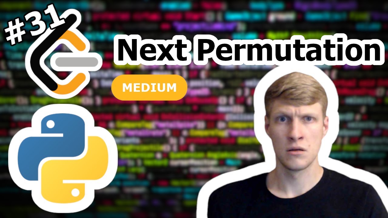 Next Permutation Python Solution Leetcode 31 Youtube