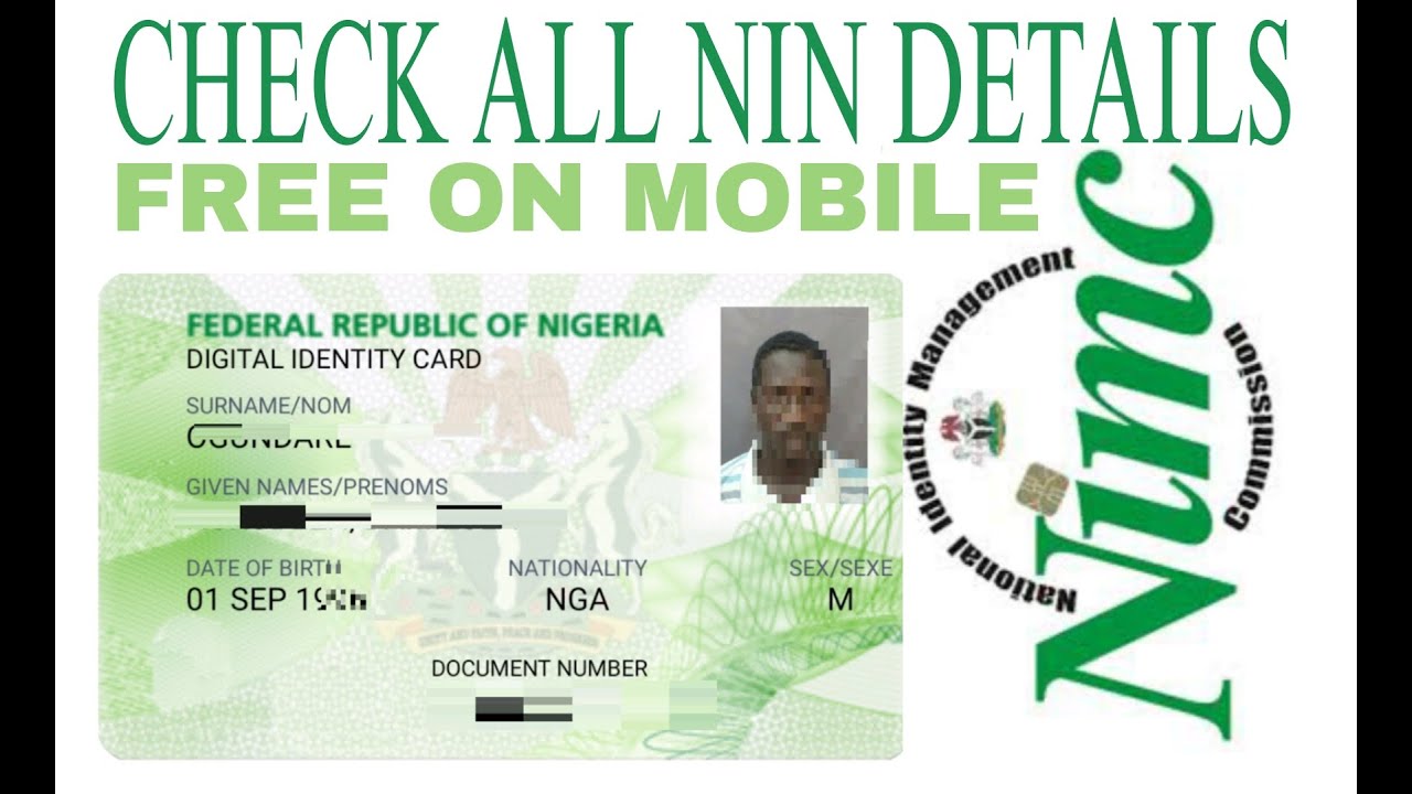 Tuts How To Check Your Nin Details On Phone Check All Your Nin