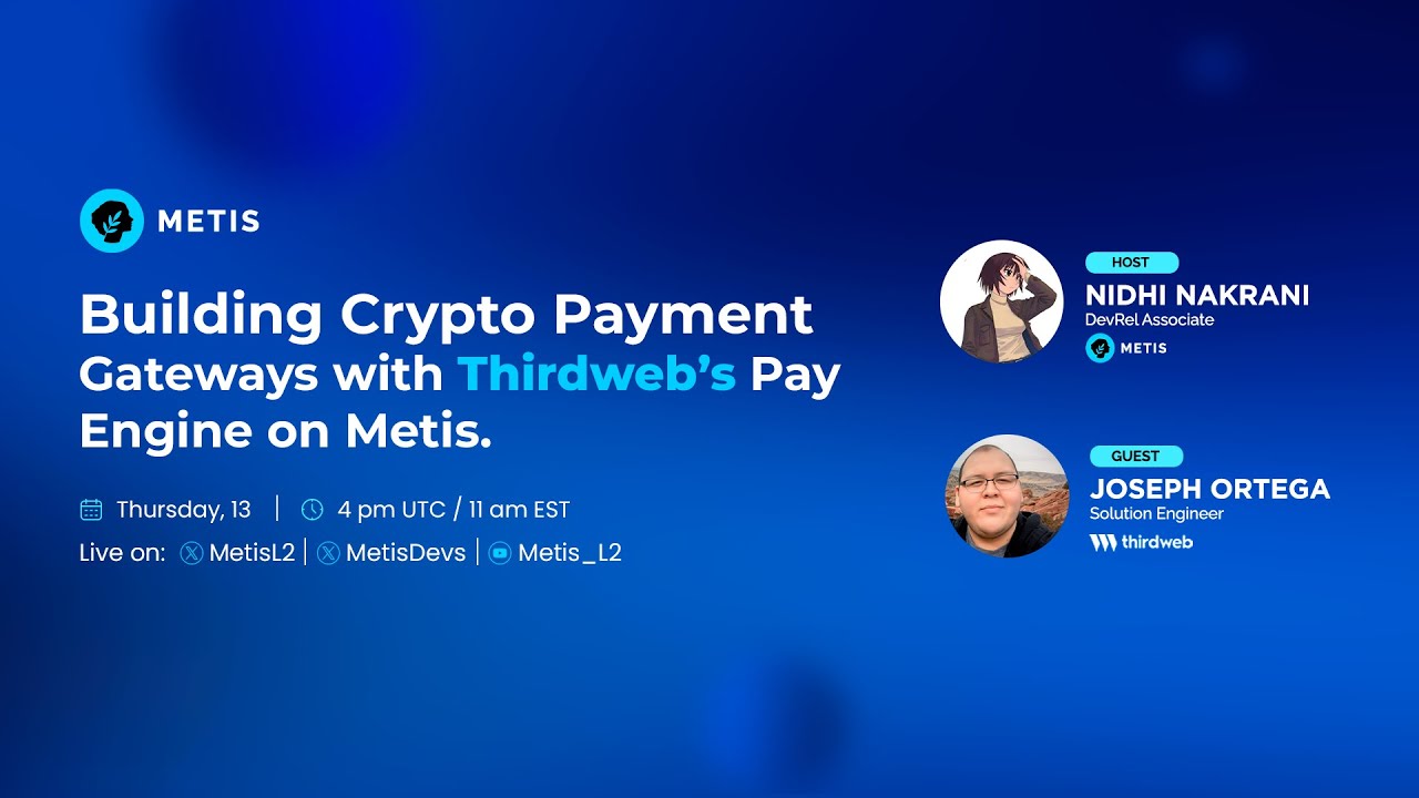 Building Crypto Payment Gateways With Thirdweb S Pay Engine Youtube