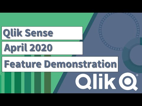 Qlik Data Analytics April 2020 Feature Demonstration Youtube