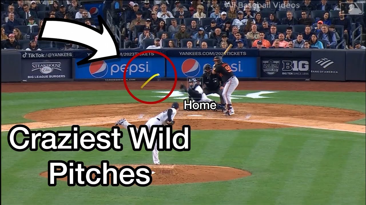 Mlb Crazy Wild Pitches Youtube