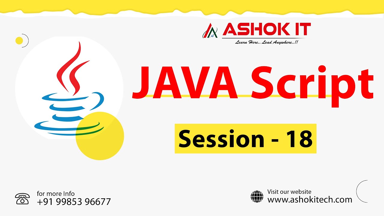 Java Script Session 18 Ashok It Youtube