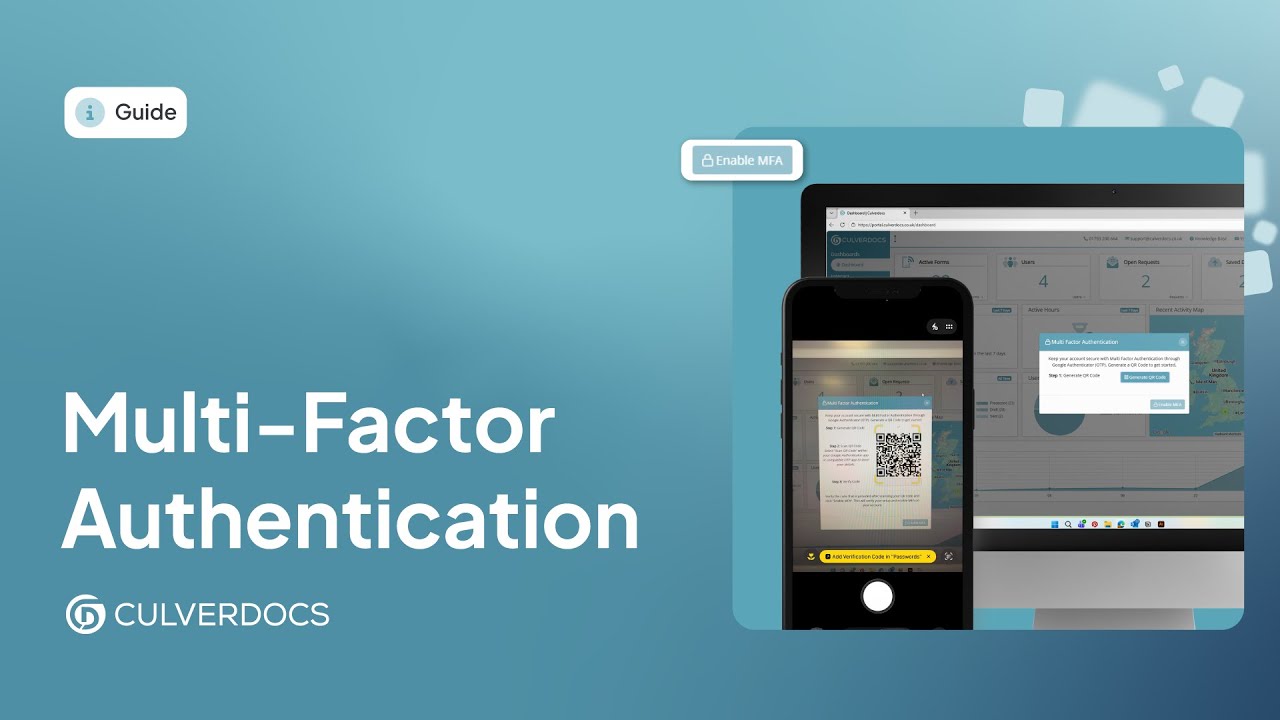 Multi Factor Authentication Mfa Setup Culverdocs Youtube