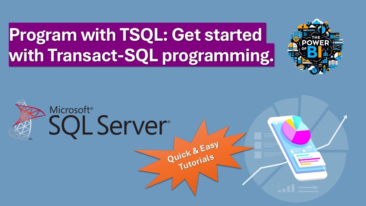 Program With Tsql Part 01 Get Started With Transact Sql Programming рџ рџ љ