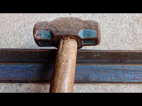 How To Bend Angle Iron By Hand Bend L Angle Without Machine Youtube