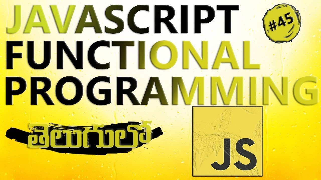 Functional Programming In Javascript Youtube