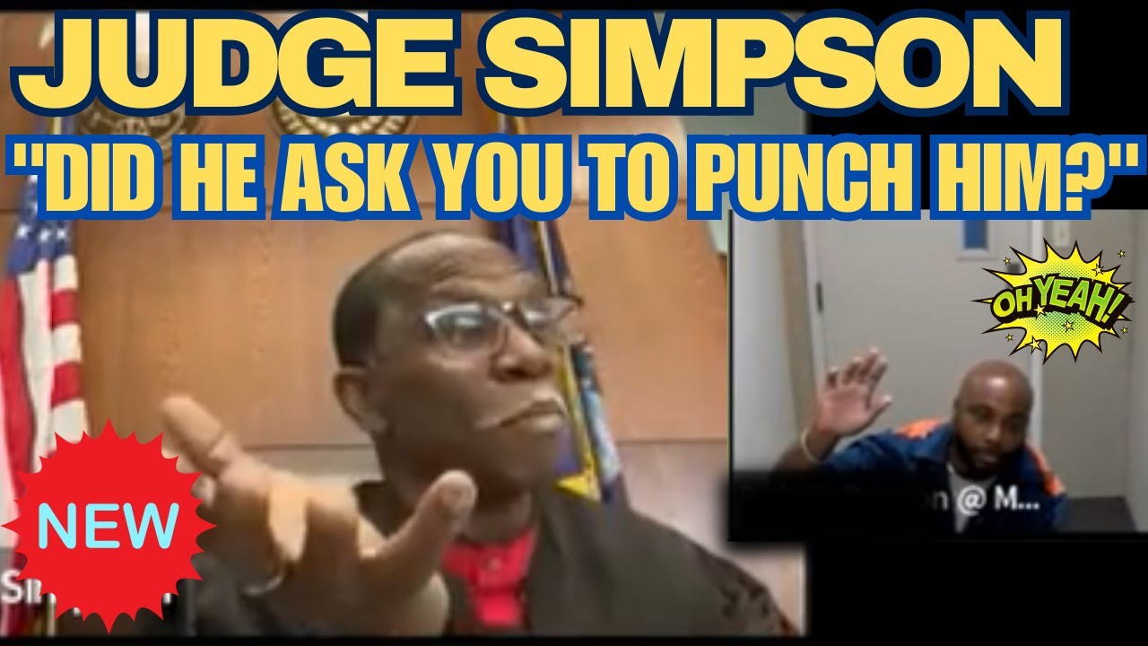 Judge Simpson Jail House Attack Youtube
