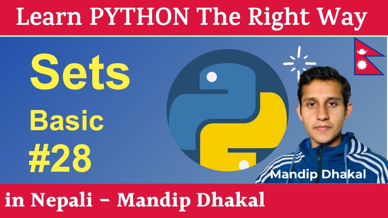 28 Learn Sets In Python In Nepali Youtube