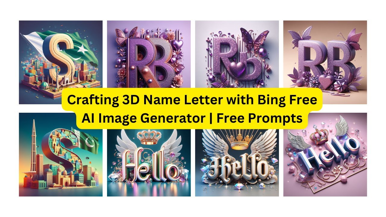 Craft 3d Ai Name Letter Images Manipulation Download Free Prompts