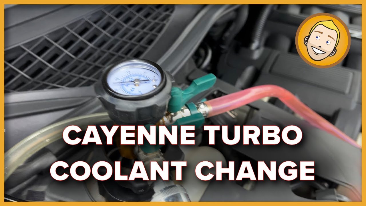 Porsche Cayenne Turbo 958 Coolant Change Youtube