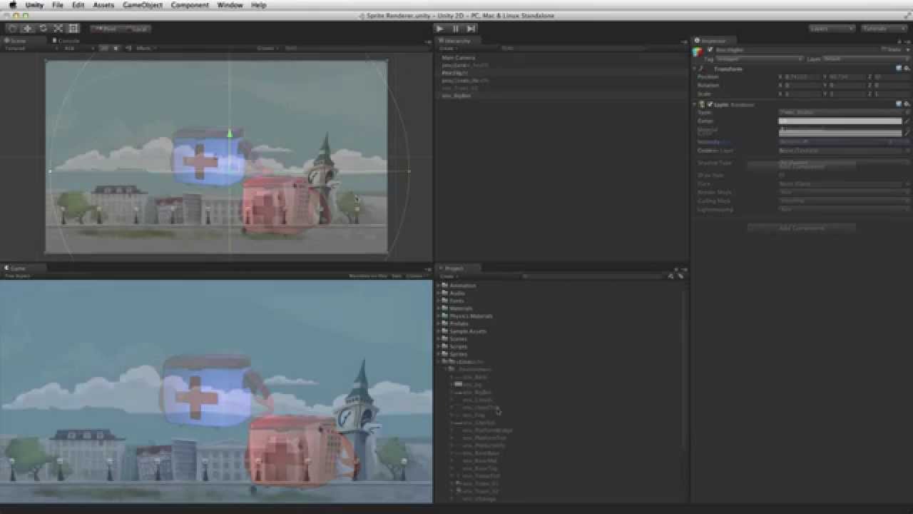 Sprite Renderer Official Unity Tutorial Youtube
