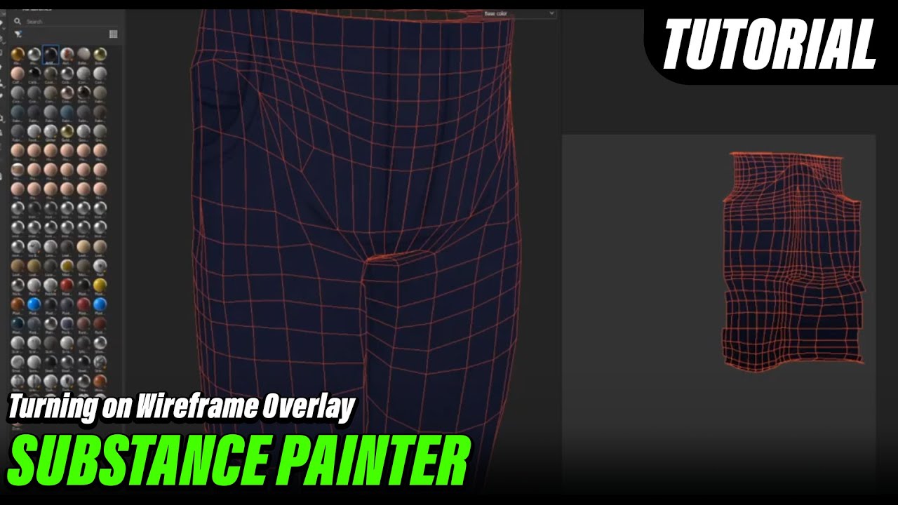 Show Wireframe Substance Painter Hж б Ng Dбє N Chi Tiбєїt Cгўch Hiб ѓn Thб Lж б I