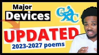Major Devices In The Csec English B Poems Updated For New Syllabus 2023 ...