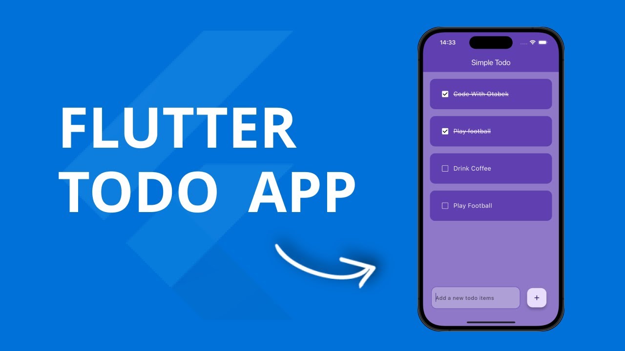 Flutter Todo App Tutorial For Beginners Apps From Scratch Youtube