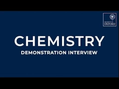 Chemistry Demonstration Interview Youtube