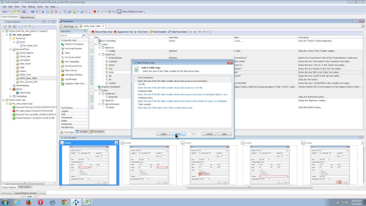 Data Driven Testing Using Testcomplete Youtube