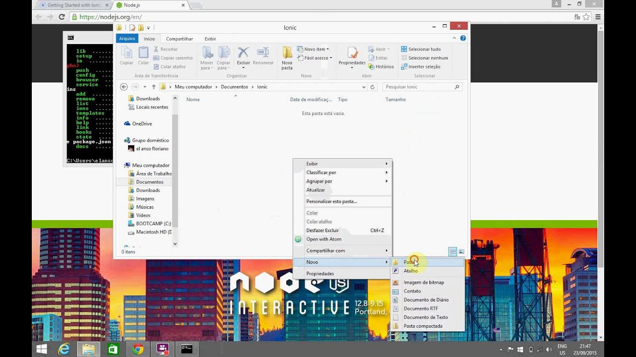 Curso Ionic 01 02 Instalando O Ionic Youtube