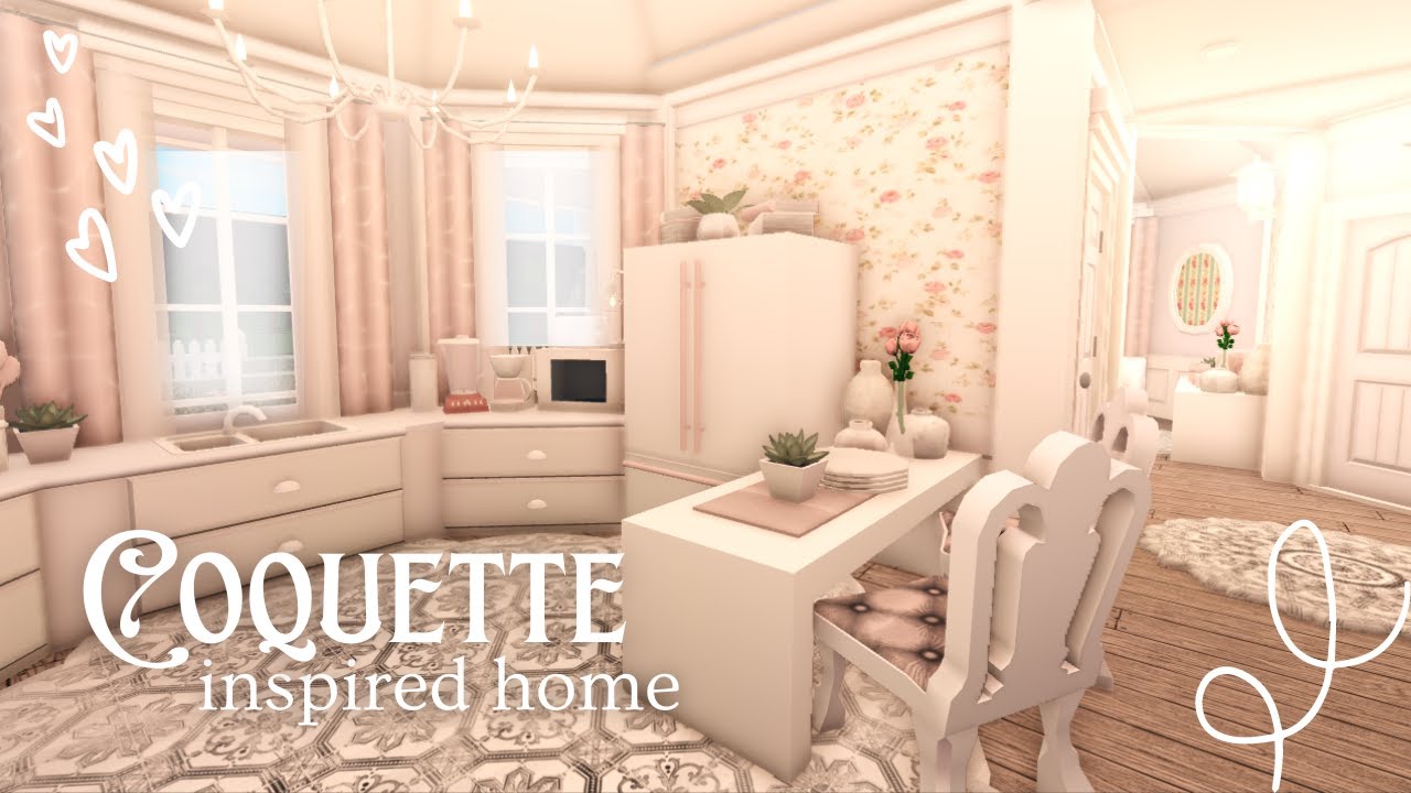 рџњё Coquette Inspired Home Bloxburg House Build Youtube