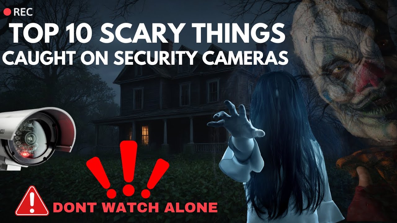 Top 10 Scary Things Caught On Security Cameras Real Ghost Footage