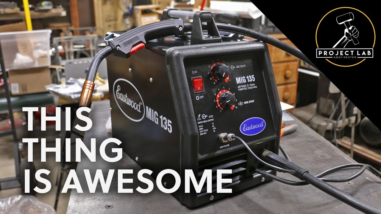 Trying Out Mig Welding For The First Time Eastwood Mig 135 Youtube