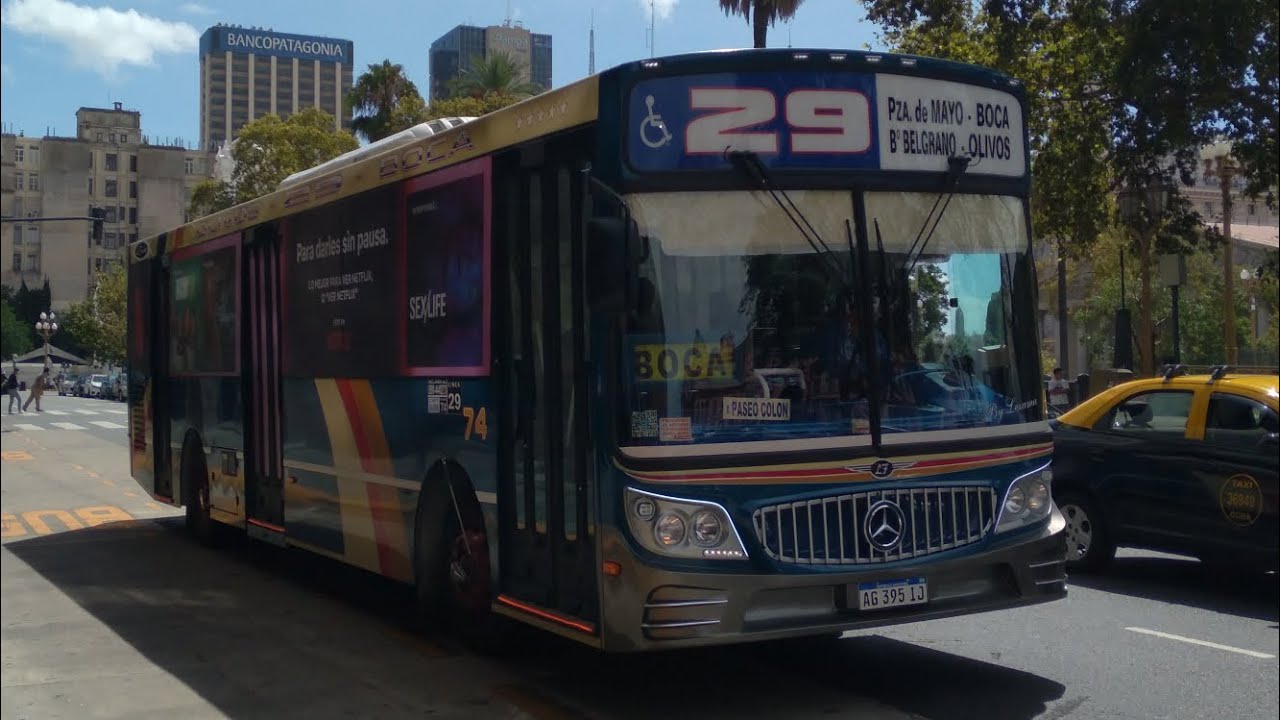 Línea 29 Nuevo Interno 74 La Favorita Amg Oh1721l Con Aire