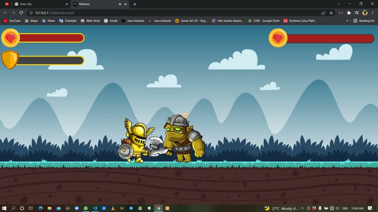 Javascript 2d Game Development 1st Year Semester 01 Java