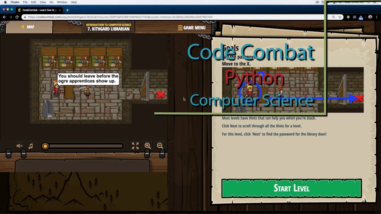 Code Combat Kithgard Librarian Level 7 Python Tutorial With Solution
