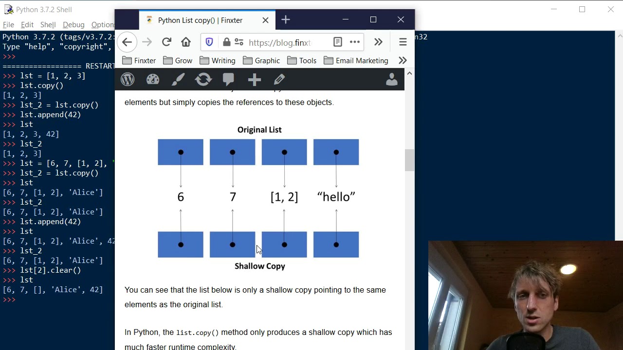 Python List Copy Youtube