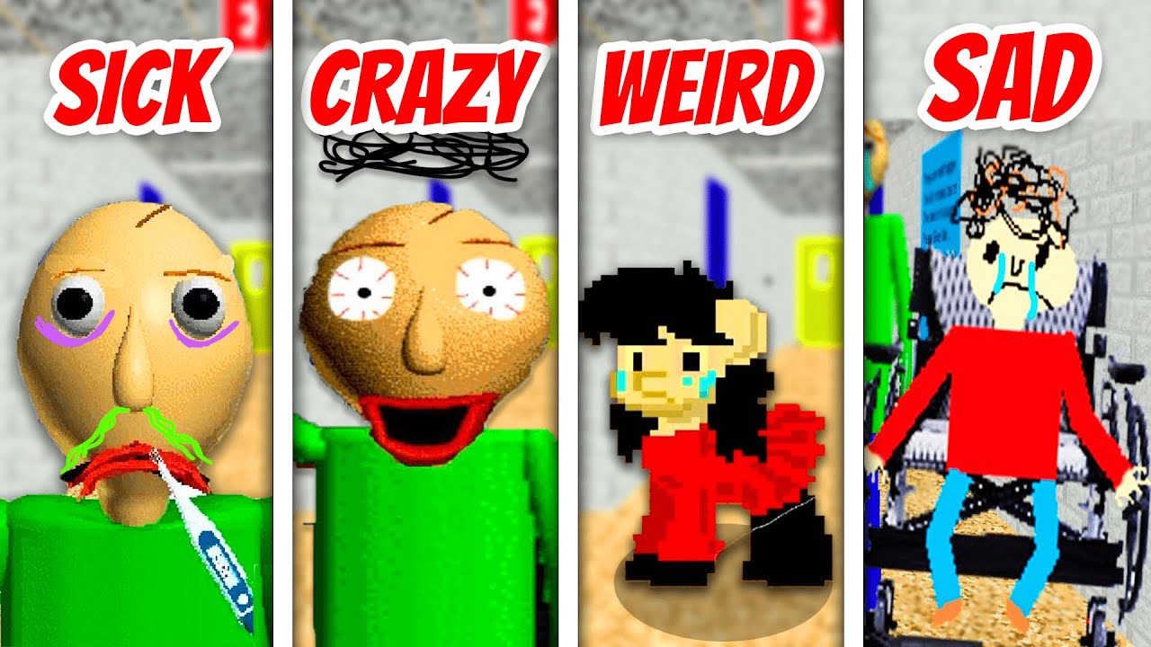 The Greatest Baldi Mods Ever Made Youtube
