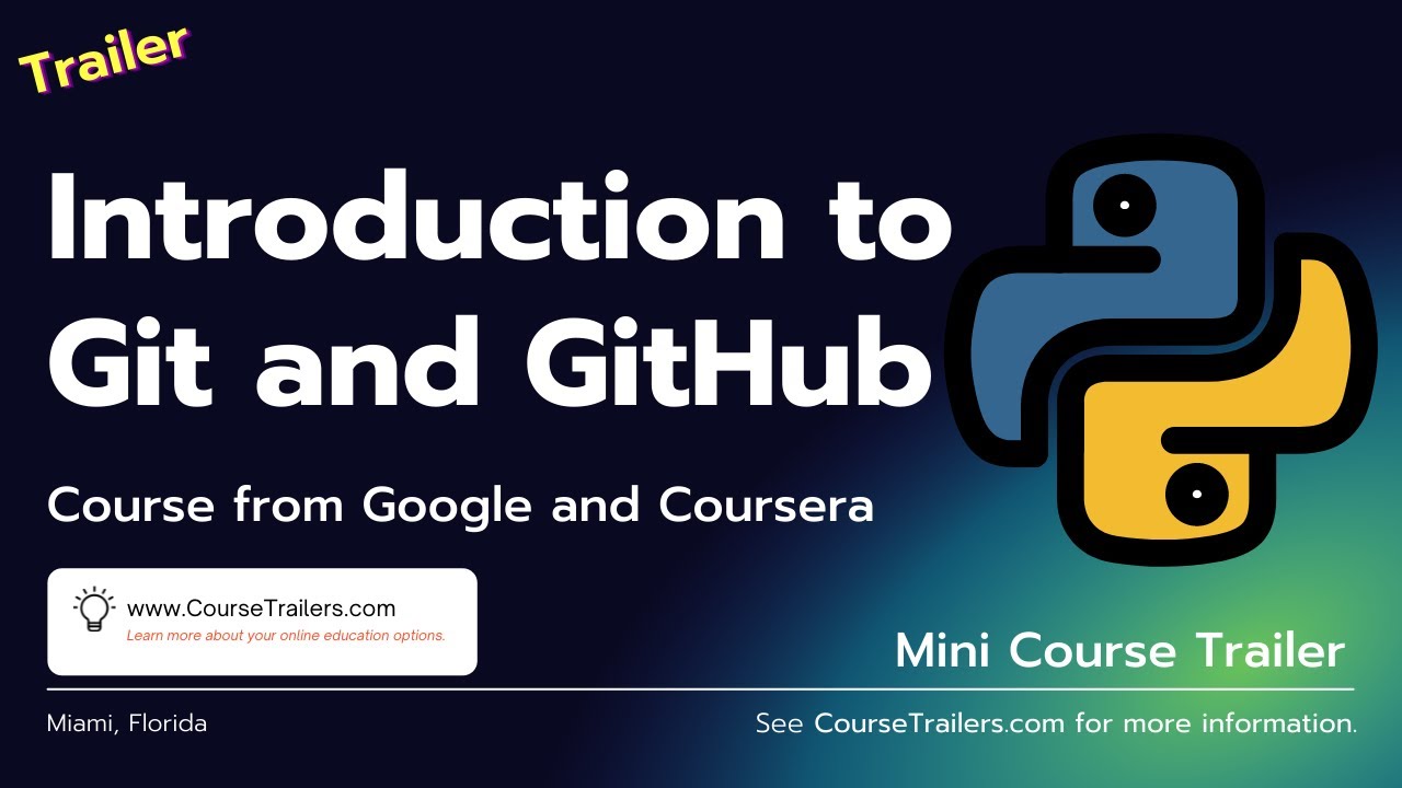 Introduction To Git And Github Course Trailer 2021 Youtube