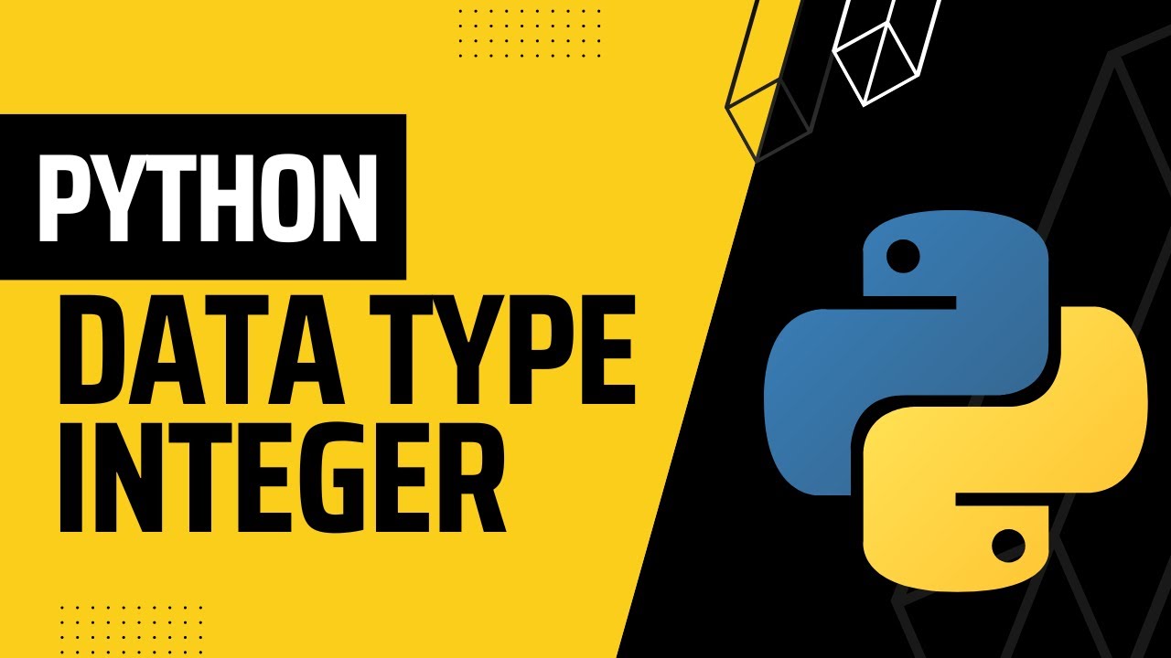 Python Data Type Int Youtube