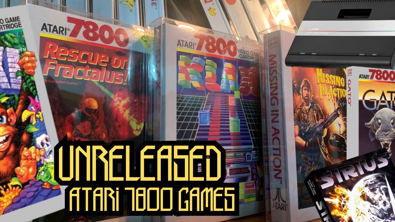 Unreleased Games On The Atari 7800 Youtube