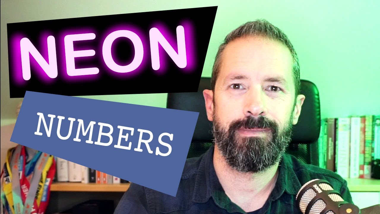 Neon Numbers Youtube