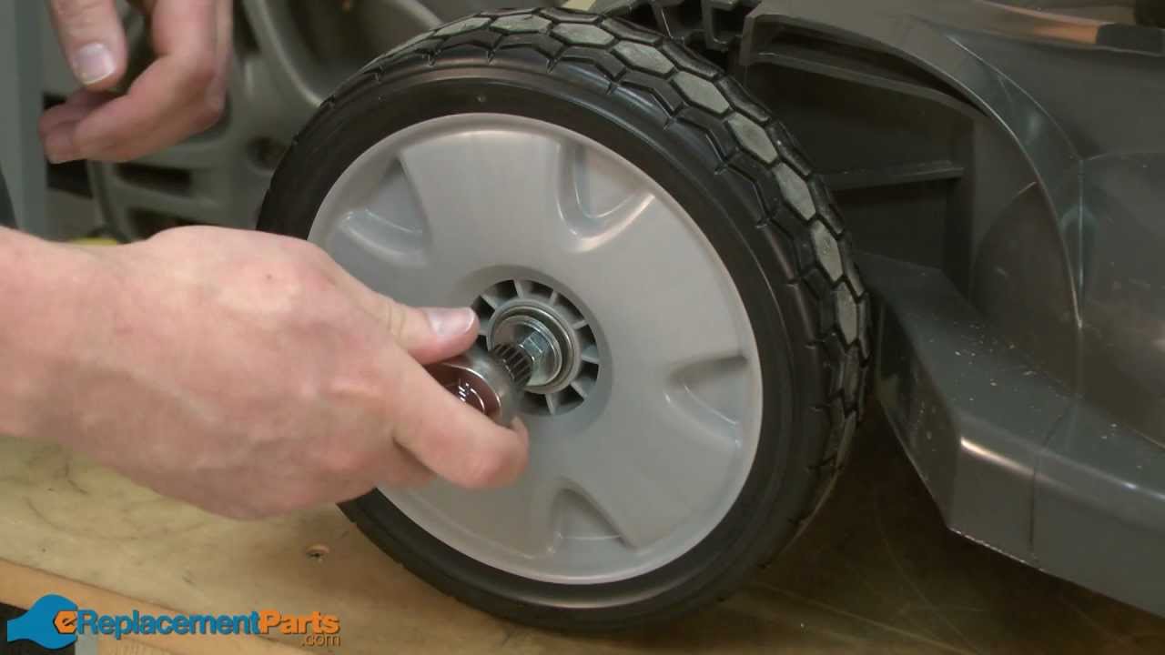 How To Replace The Front Wheel On A Honda Hrx217 Lawn Mower Youtube