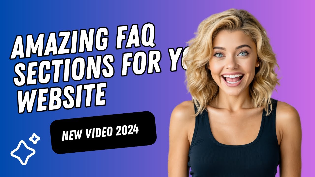 How To Add An Faq Section To Your Website Youtube