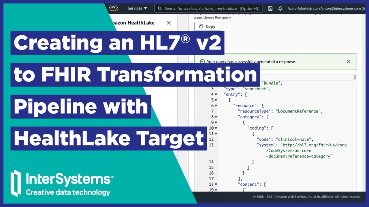Creating An Hl7 V2 To Fhir Transformation Pipeline With Healthlake