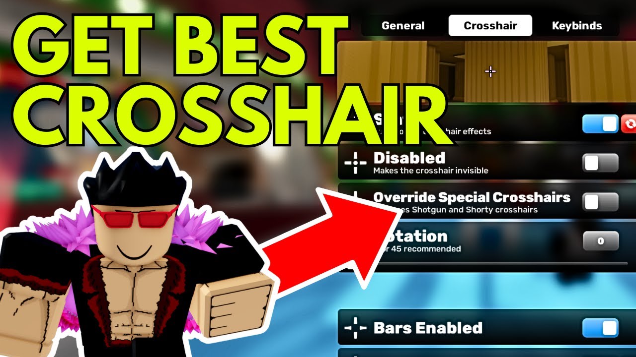 Roblox Rivals Best Crosshair Settings Full Guide Youtube