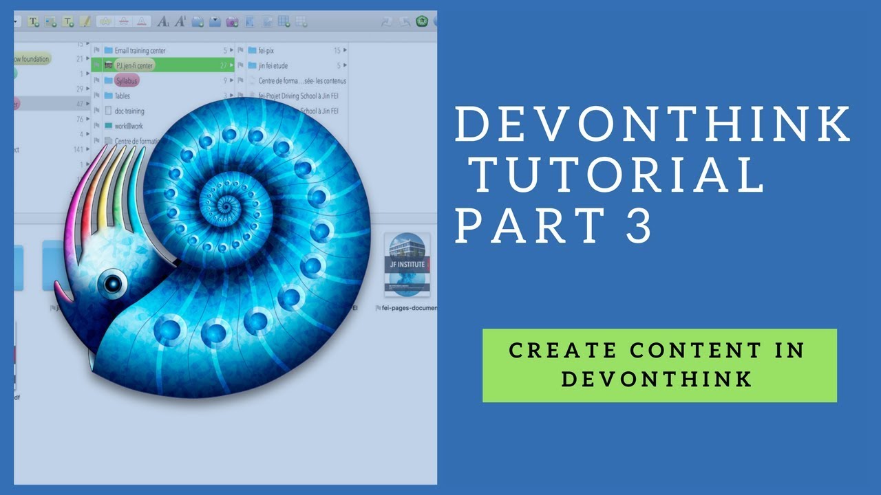Devonthink Tutorial Part 3 Content Type And Templates Youtube