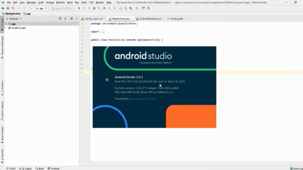 Update Android Studio Youtube