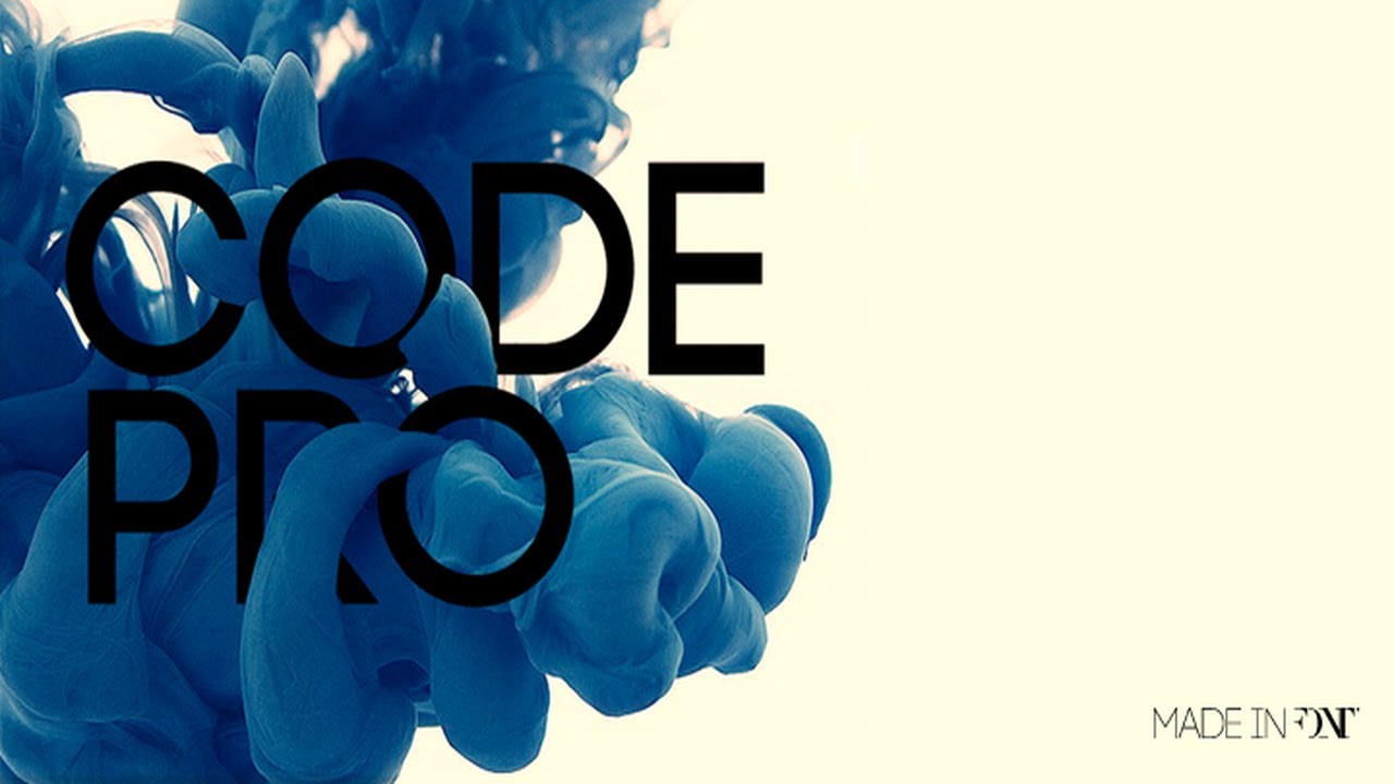 Code Pro Font Free Download Youtube