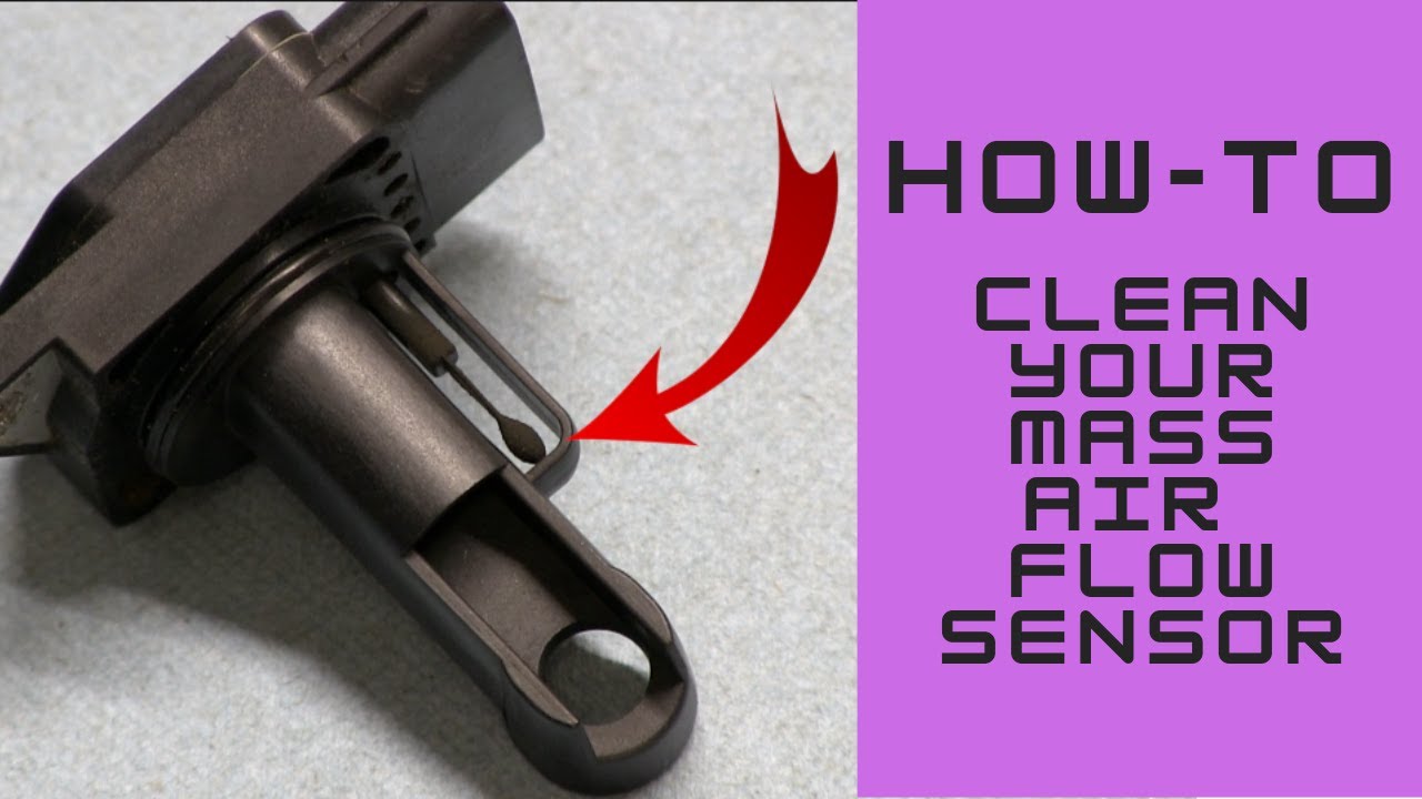 How To Clean Your Mass Air Flow Sensor Maf Sensor Youtube