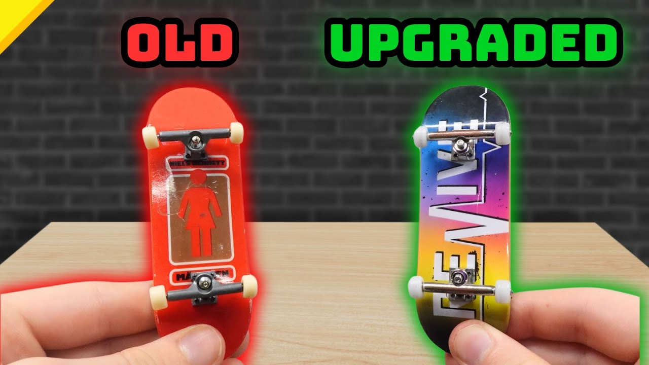 Upgrading A Tech Deck Into A Pro Fingerboard Youtube